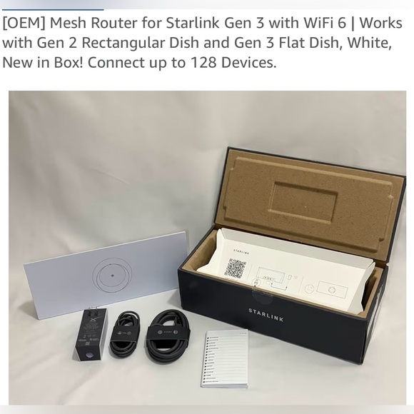 Starlink | Networking | Starlink Gen 3 Mesh Router Kit With Wifi 6 New ...